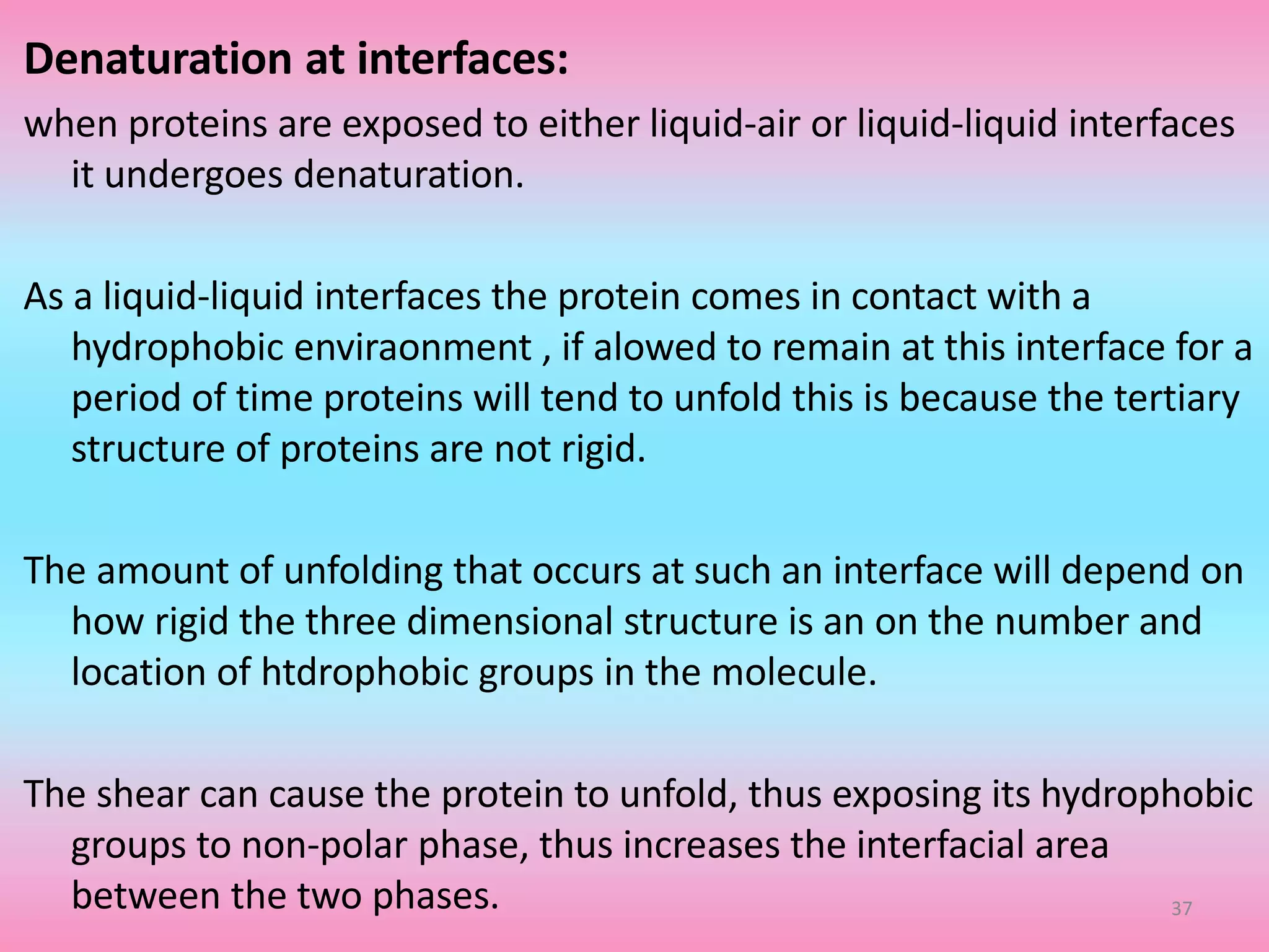 PROTEIN DENATURATION | PPTX