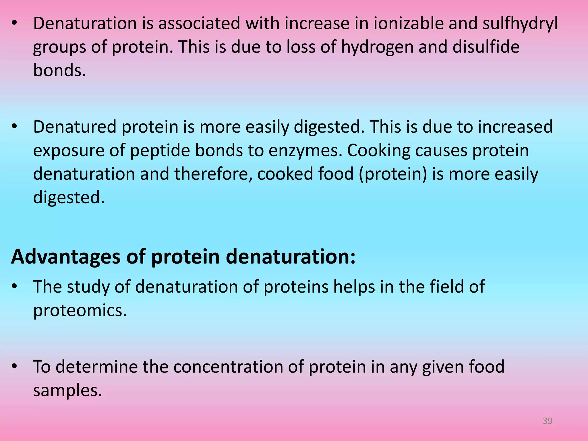 PROTEIN DENATURATION | PPTX