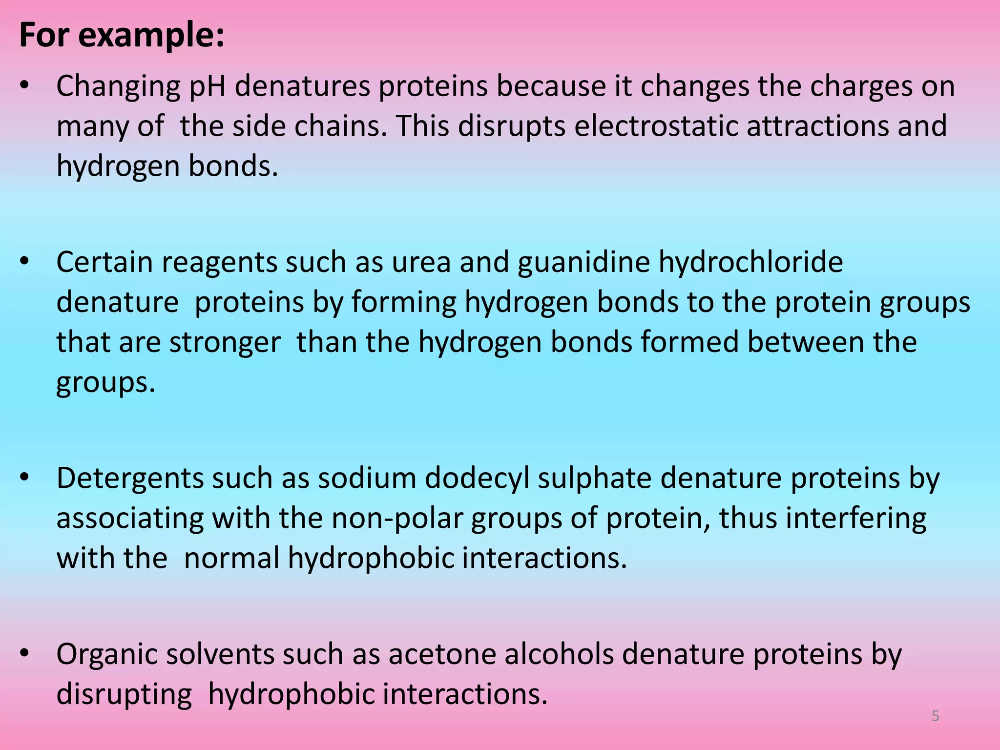 PROTEIN DENATURATION | PPTX