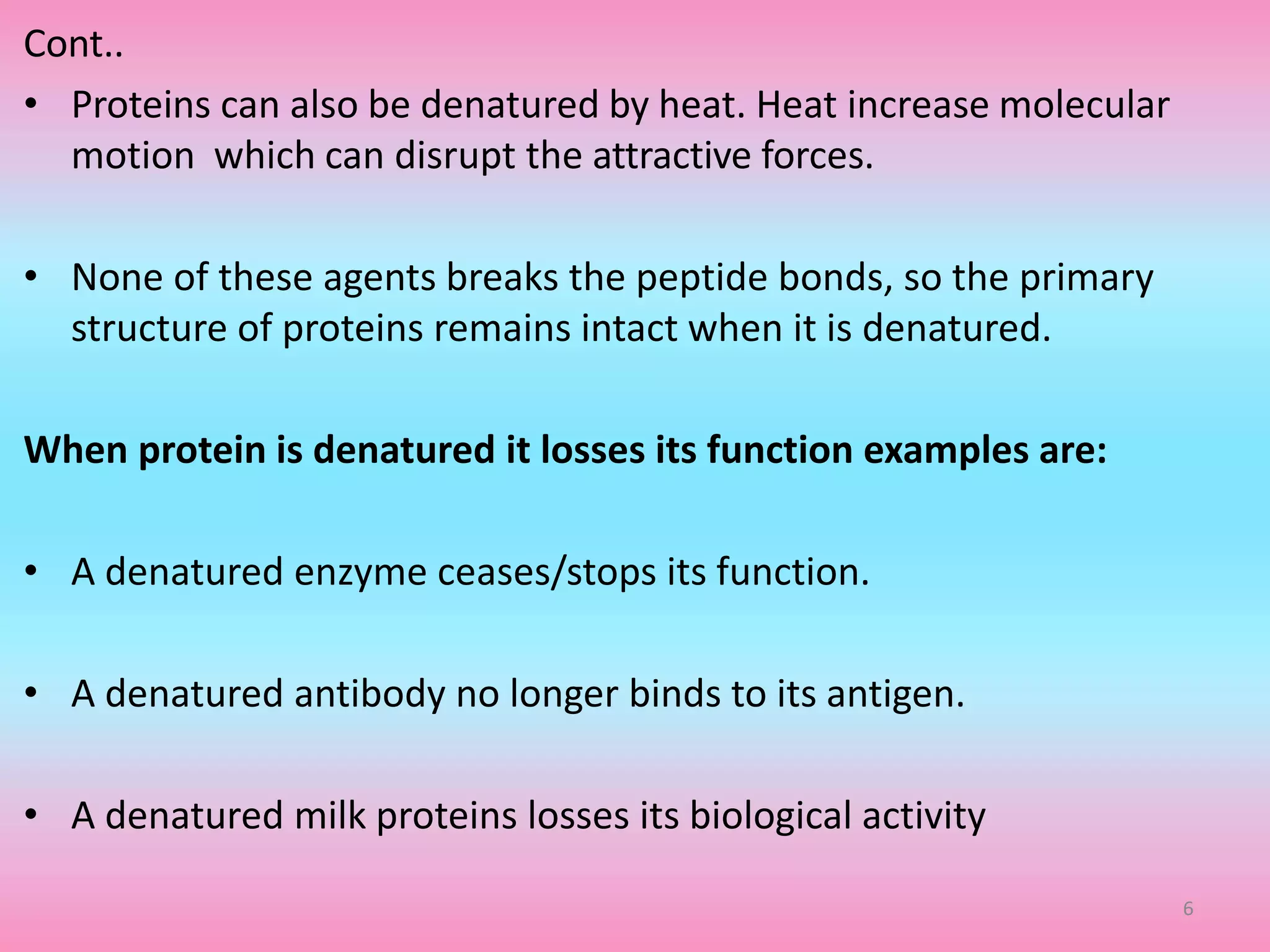 PROTEIN DENATURATION | PPTX