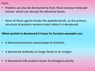 PROTEIN DENATURATION | PPTX