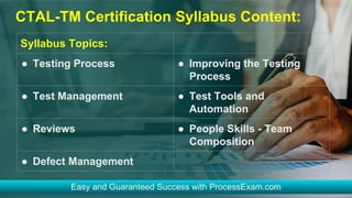 [PDF] ISTQB Test Manager (CTAL-TM) Exam | PDF