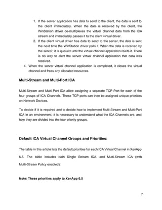 A REPORT ON CITRIX INDEPENDENT COMPUTING ARCHITECTURE (ICA) PROTOCOL | PDF