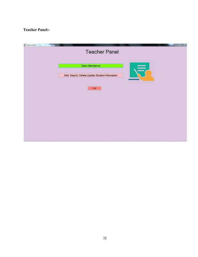 Attendance management system project report. | PDF | Databases ...