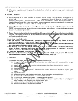 Sample Lease | PDF