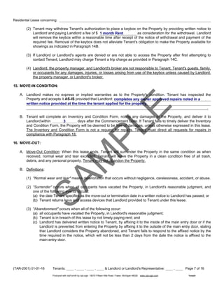 Sample Lease | PDF