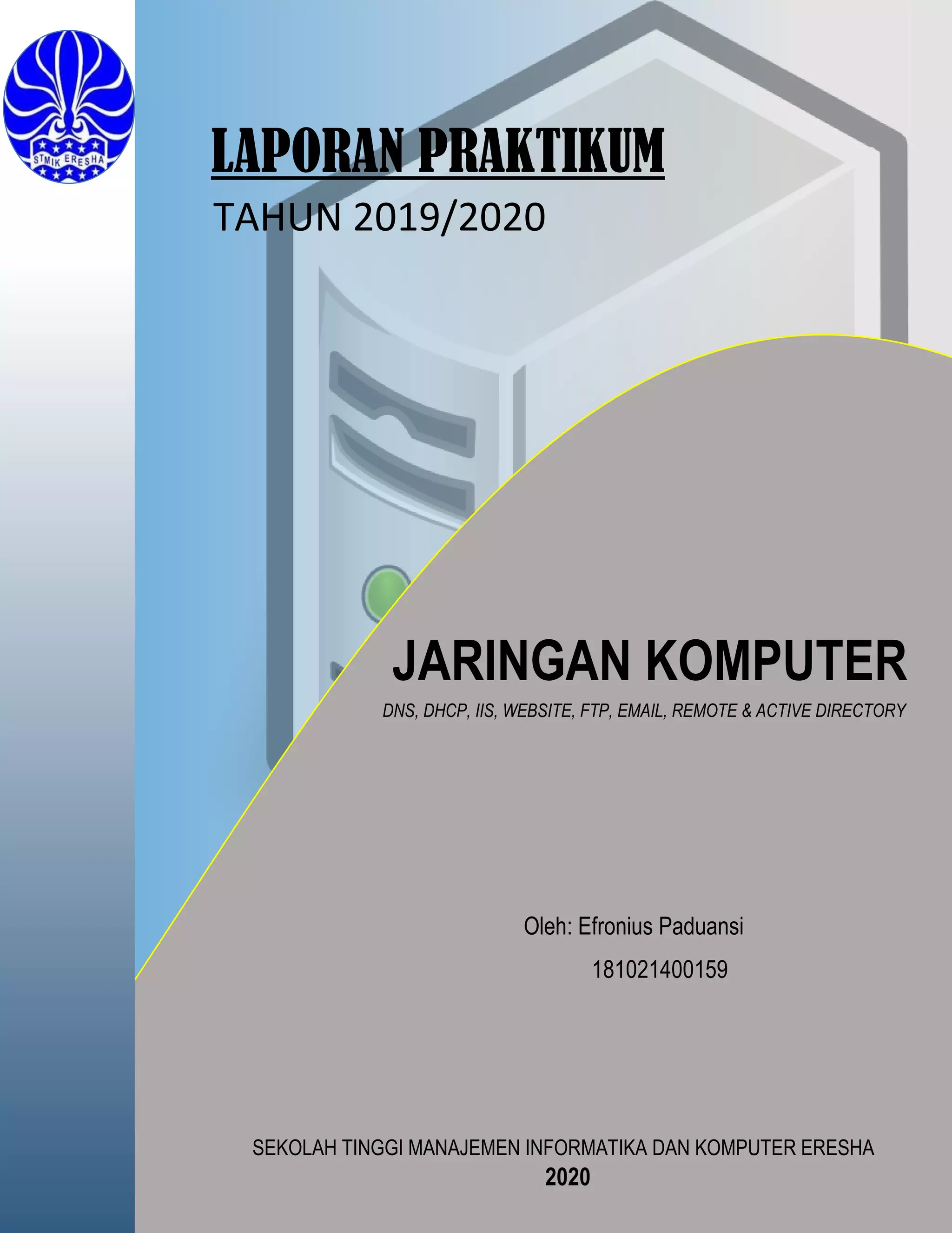 Laporan Praktikum Jaringan Komputer | PDF