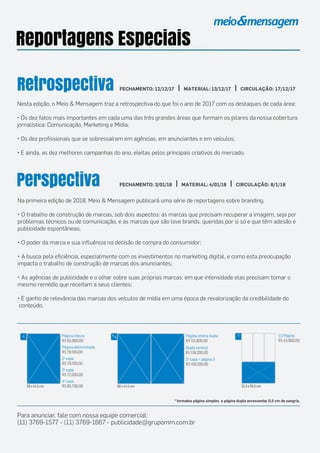 Retrospectiva e Perspectiva | PDF