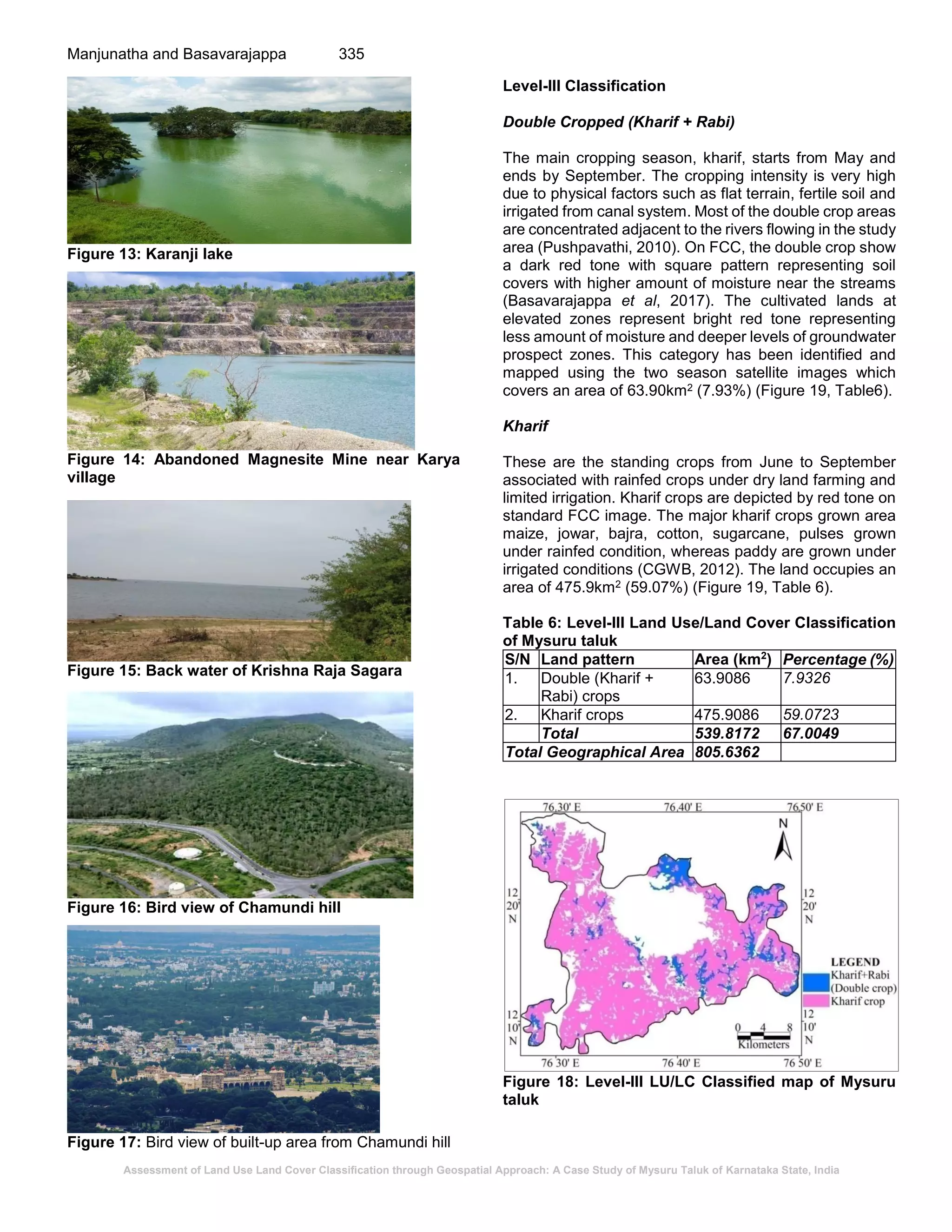Assessment of Land Use Land Cover Classification through Geospatial ...