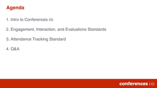 Conferences i/o Features to implement NASBA CPE Standards | PDF