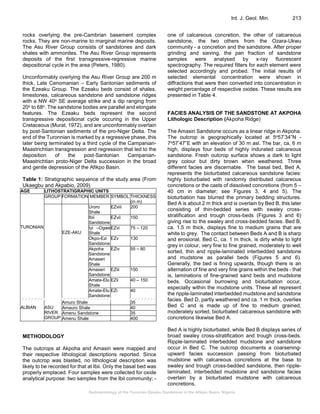 Sedimentology of the Turonian Ezeaku Sandstone in the Afikpo Basin ...