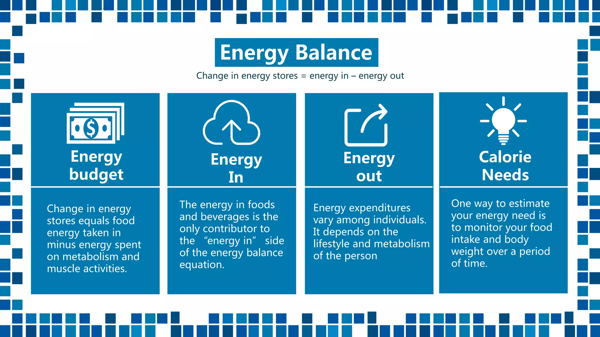 Energy Balance and Healthy Body Weight | PPTX