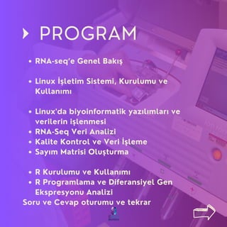 Linux ve R Uygulamalarıyla RNA-seq Veri Analizi Eğitimi | PDF