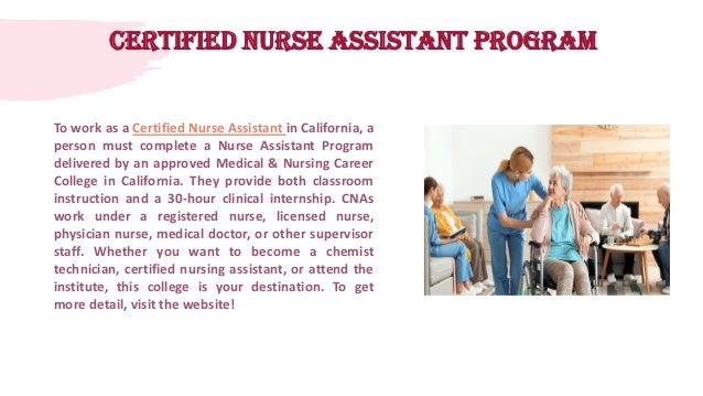 Certified Nurse Assistant Program | PDF