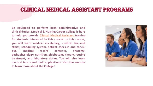 Certified Nurse Assistant Program | PPT