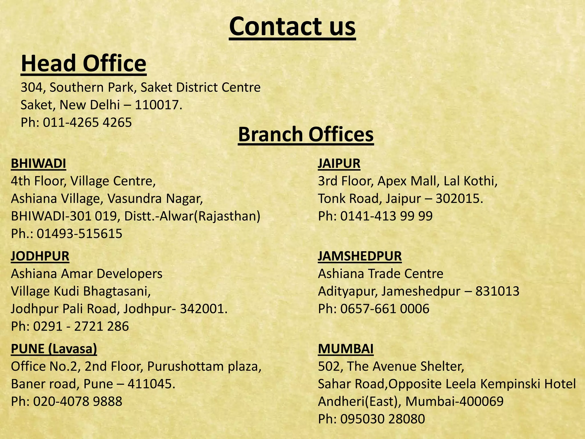 Our Past Projects | PPT