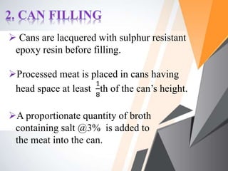 canning of meat | PDF