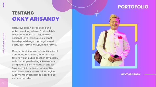 Portofolio Master of Ceremony Okky Arisandy | PPT