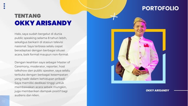 Portofolio Master of Ceremony Okky Arisandy | PPT