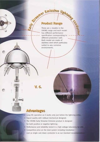 Viking Early Streamer Emission Lightning Conductor | PDF