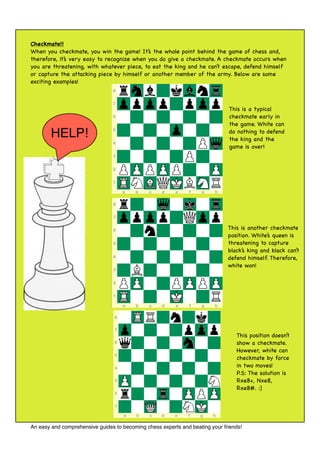 A FUN AND ENTERTAINING CHESS GUIDE FOR KIDS! | PDF