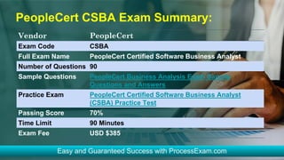 [PDF] PeopleCert Software Business Analyst (CSBA) Exam.pdf