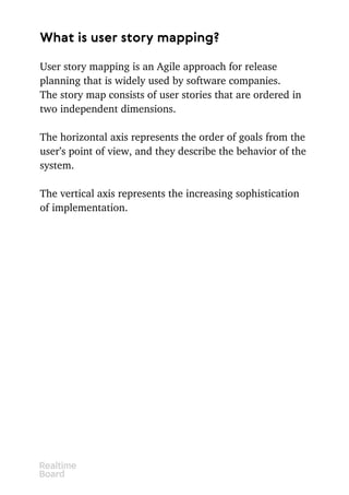 How Scrum masters use an online whiteboard for user story mapping | PDF