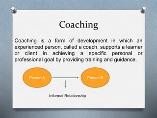 Coaching and Training | PPTX