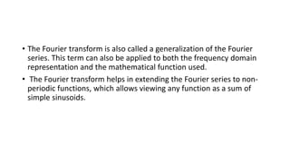 PDF ppt fourier series and Fourier transforms .pdf