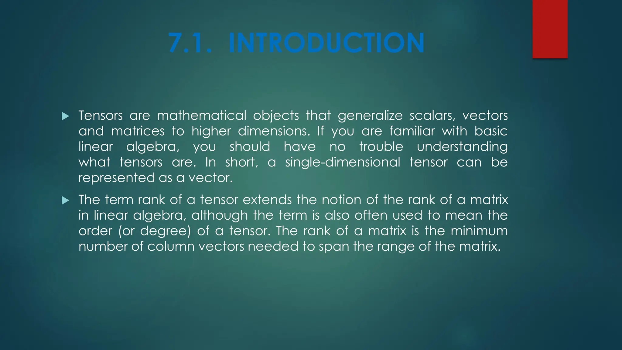 ppt MATHEMATICAL PHYSICS tensor unit 7.pdf