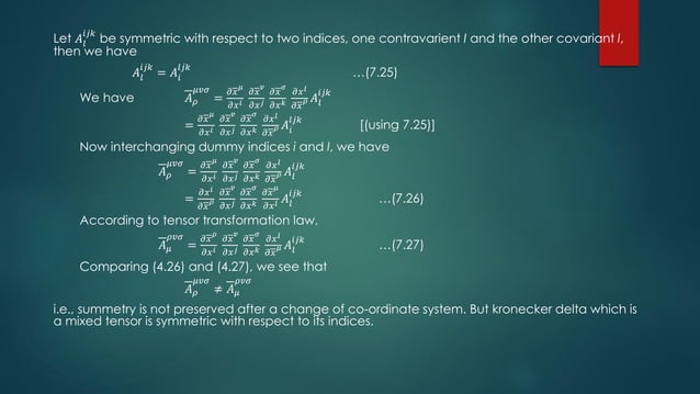 ppt MATHEMATICAL PHYSICS tensor unit 7.pdf
