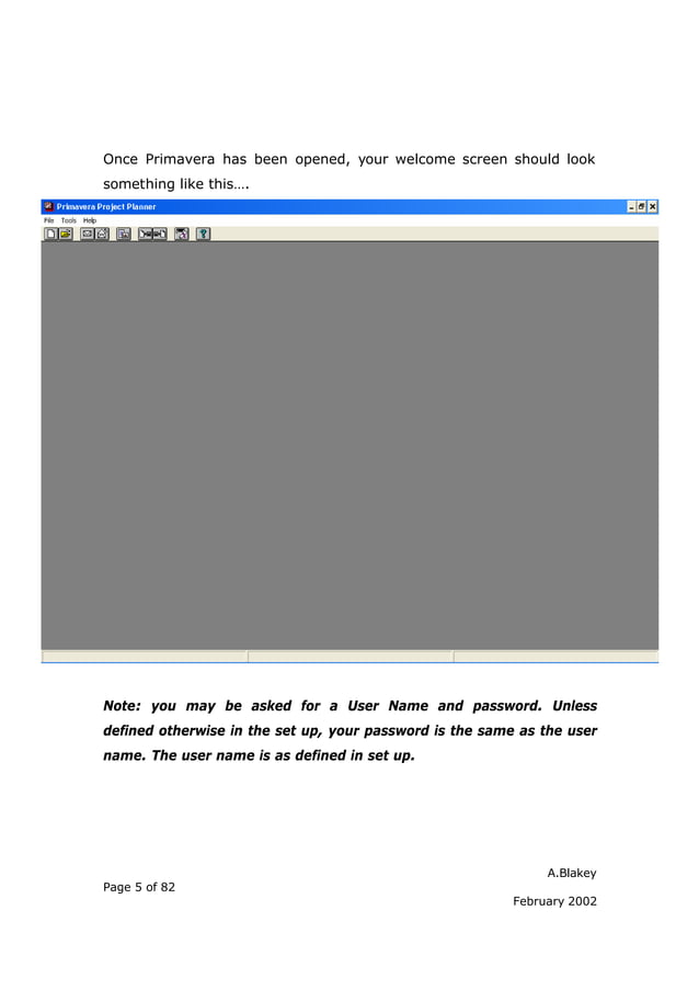 Pdf primavera tutorial | PDF