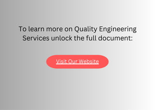 Quality engineering Services | Nitor Infotech | PDF | Computer Software and Applications | Computing