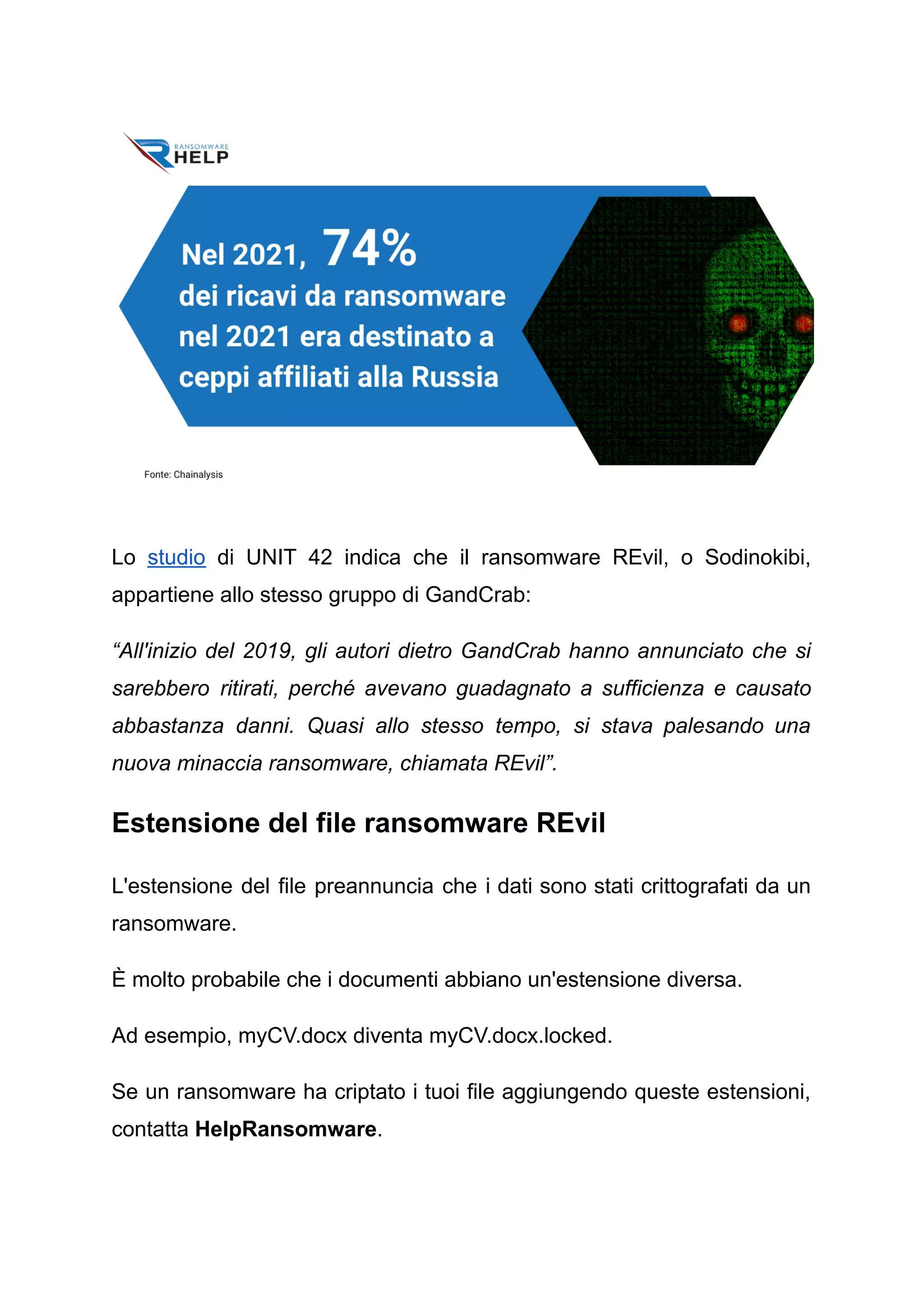 Ransomware Revil: Cos’è, Come Si Diffonde E Principali Attacchi.pdf