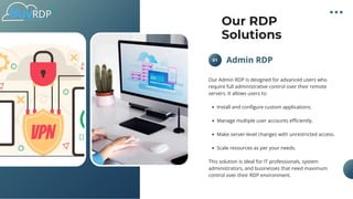 BuyRDP Admin - Comprehensive RDP Management Dashboard | PDF