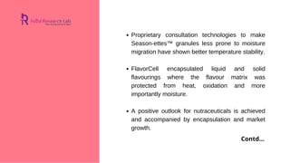 encapsulation in the food industry | PDF