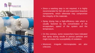 encapsulation in the food industry | PDF