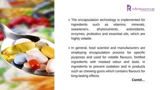 encapsulation in the food industry | PDF