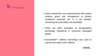 encapsulation in the food industry | PDF