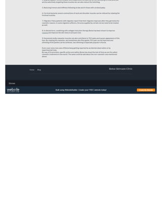 Are Non-Cosmetic Uses of Botox Helpful For Skin? | PDF