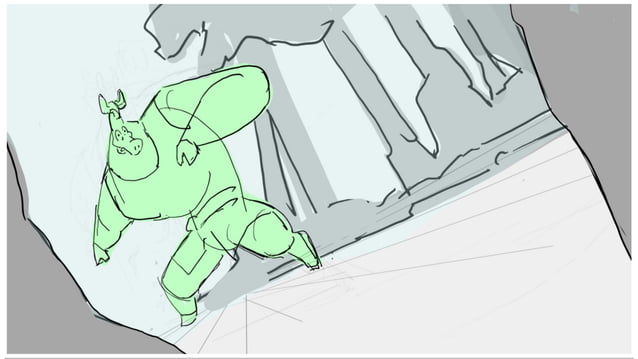 Fight Scene Storyboard (Action/Adventure Animation) | PPT