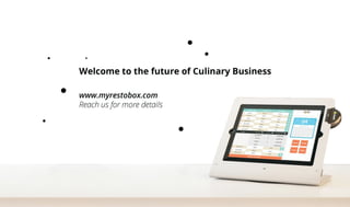 My Resto Box | Aplilkasi Manajemen Restaurant Berbasis Web | PDF