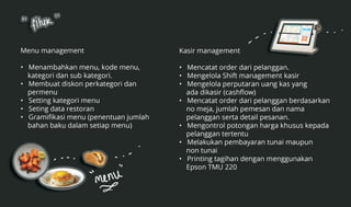 My Resto Box | Aplilkasi Manajemen Restaurant Berbasis Web | PDF
