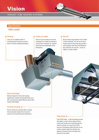 datasheets on radiant heaters | PDF