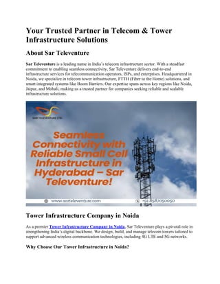 Sar Televenture: Leading Tower Infrastructure & Boom Barrier Solutions ...