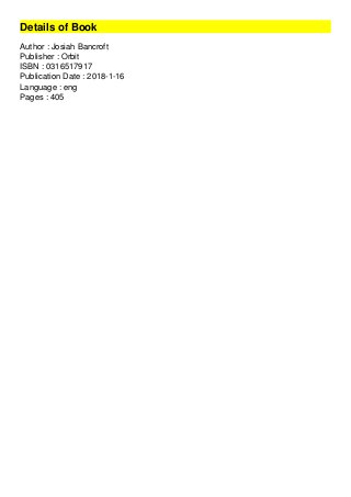 PDF) Senlin Ascends (The Books of Babel #1) Full Book