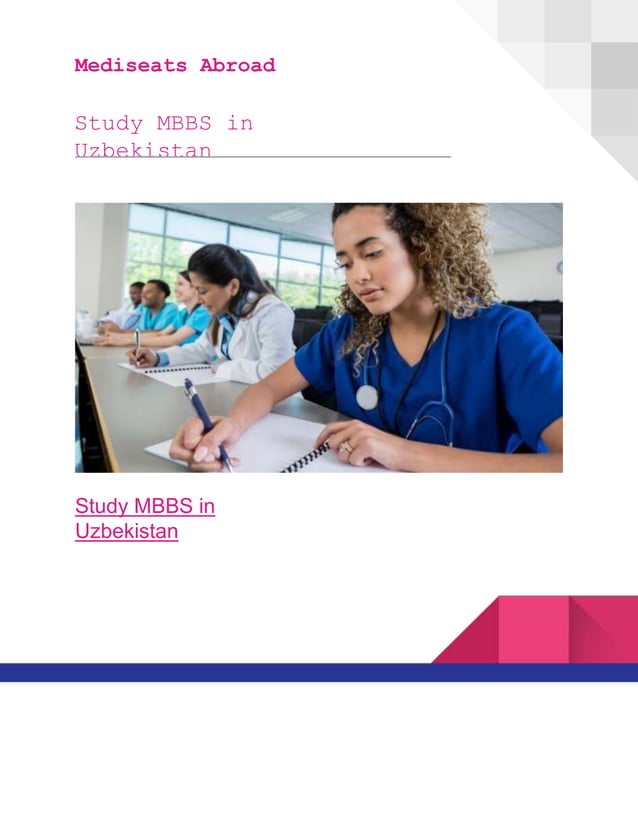 Study MBBS in Uzbekistan - Mediseats Abroad | PDF