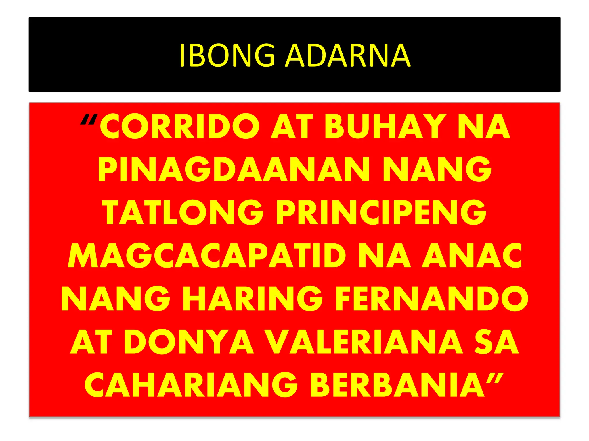 ibong adarna kabanata 1 ang hiling ng don juan kay lolo bron | PDF
