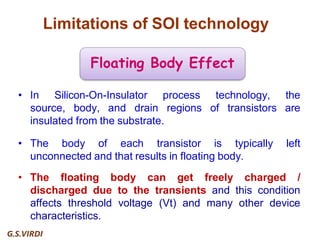 Silicon-On-Insulator (SOI) Technology: Fabrication, Device Effects ...