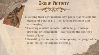 pdf sonnet. teaching of literature to students | PPT